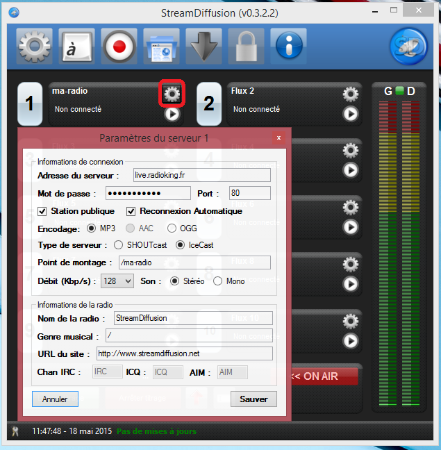 Diffuser avec StreamDiffusion – Centre d'aide RadioKing